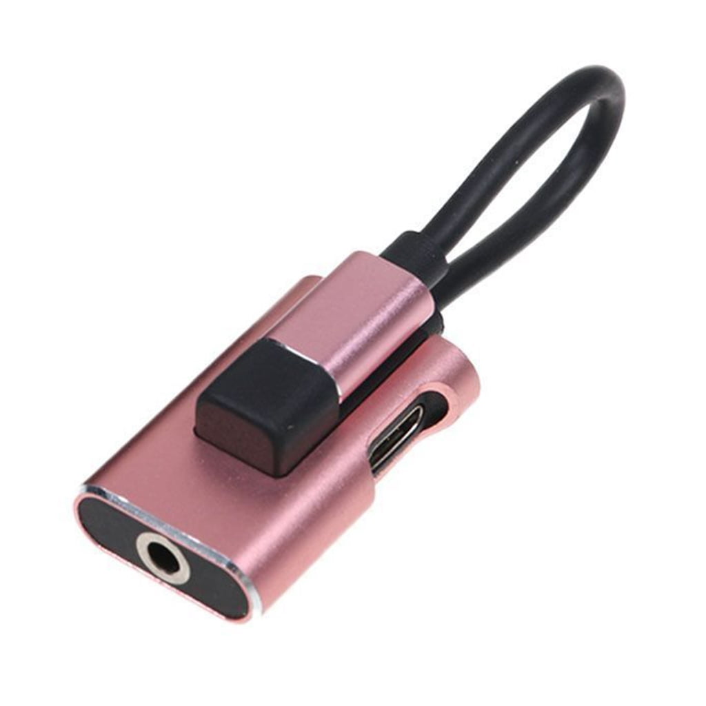3.5mm Earphone Port Converter for Type C Devices Enables Charging Sound ...