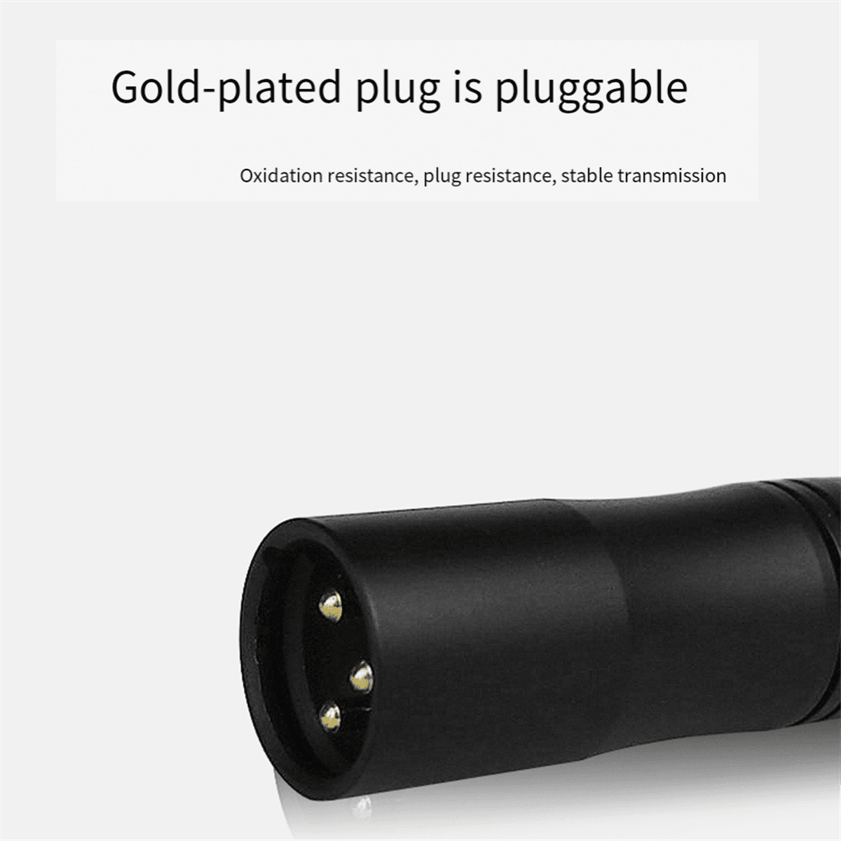 3.5mm Female Socket to Male XLR Balanced Adapter, Audio Adapter Phantom ...