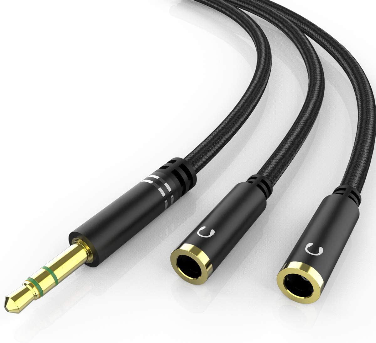 3.5mm Headphone Jack Splitter, Headphone 3.5 mm Aux Audio Jack Splitter ...