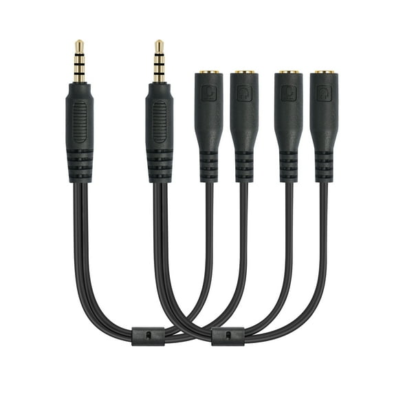3.5mm Headsets Cable for Headphones Headsets Mic Splitter Adapters for ...
