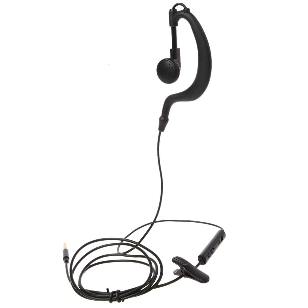 7829 3.5mm Jack Single In-Ear Headset Only Mono Headphone With Mic For ...
