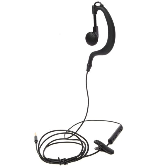 7829 3.5mm Jack Single In-Ear Headset Only Mono Headphone With Mic For ...