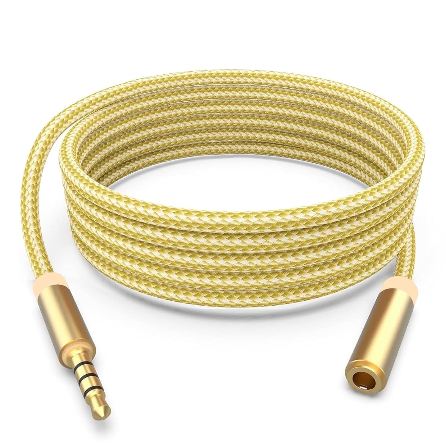 3.5mm Male to Female Audio Cable, Auxiliary Stereo Extension Audio ...