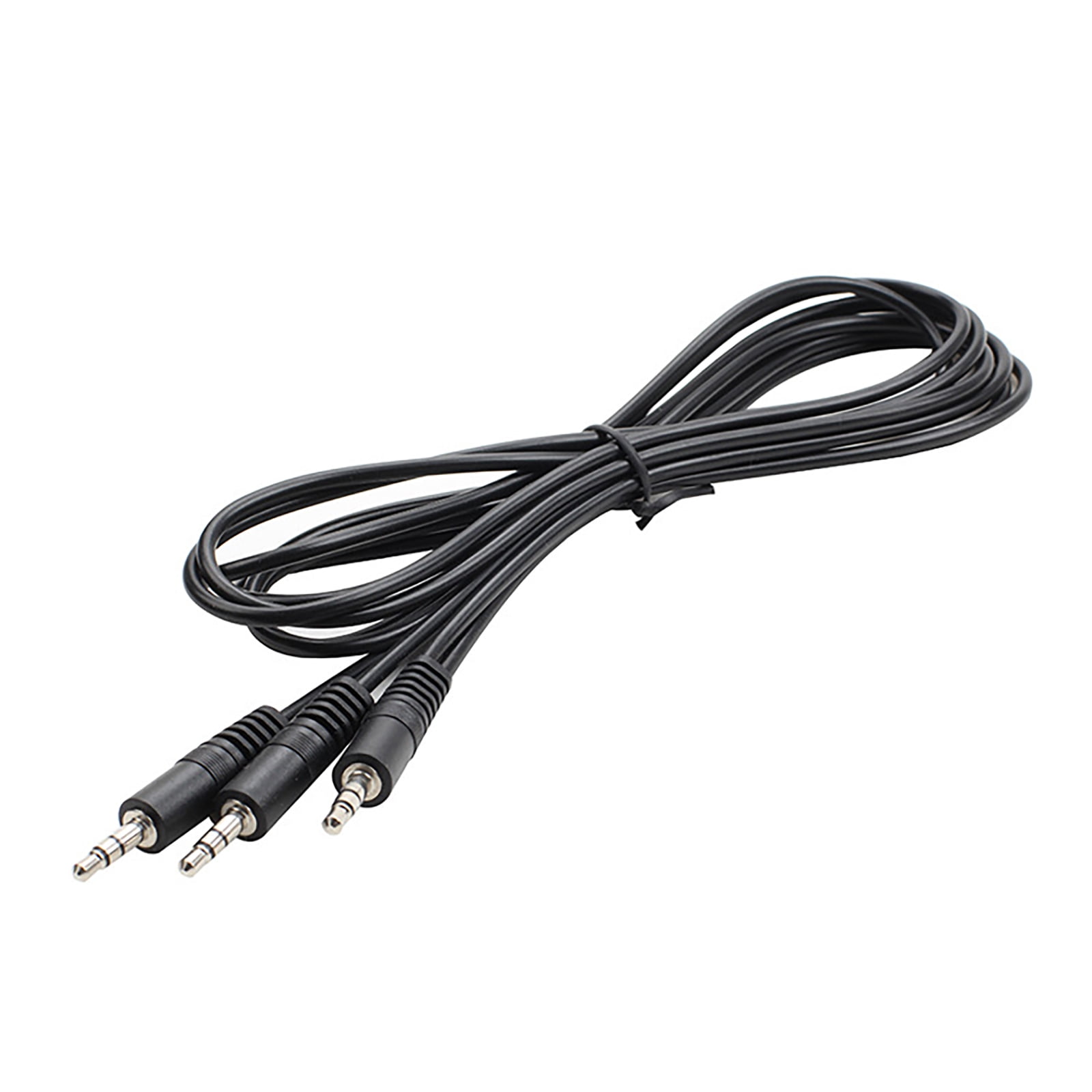 3.5mm Male Plug Stereo to Double 3.5mm Male Plug Connectors Y Splitter ...