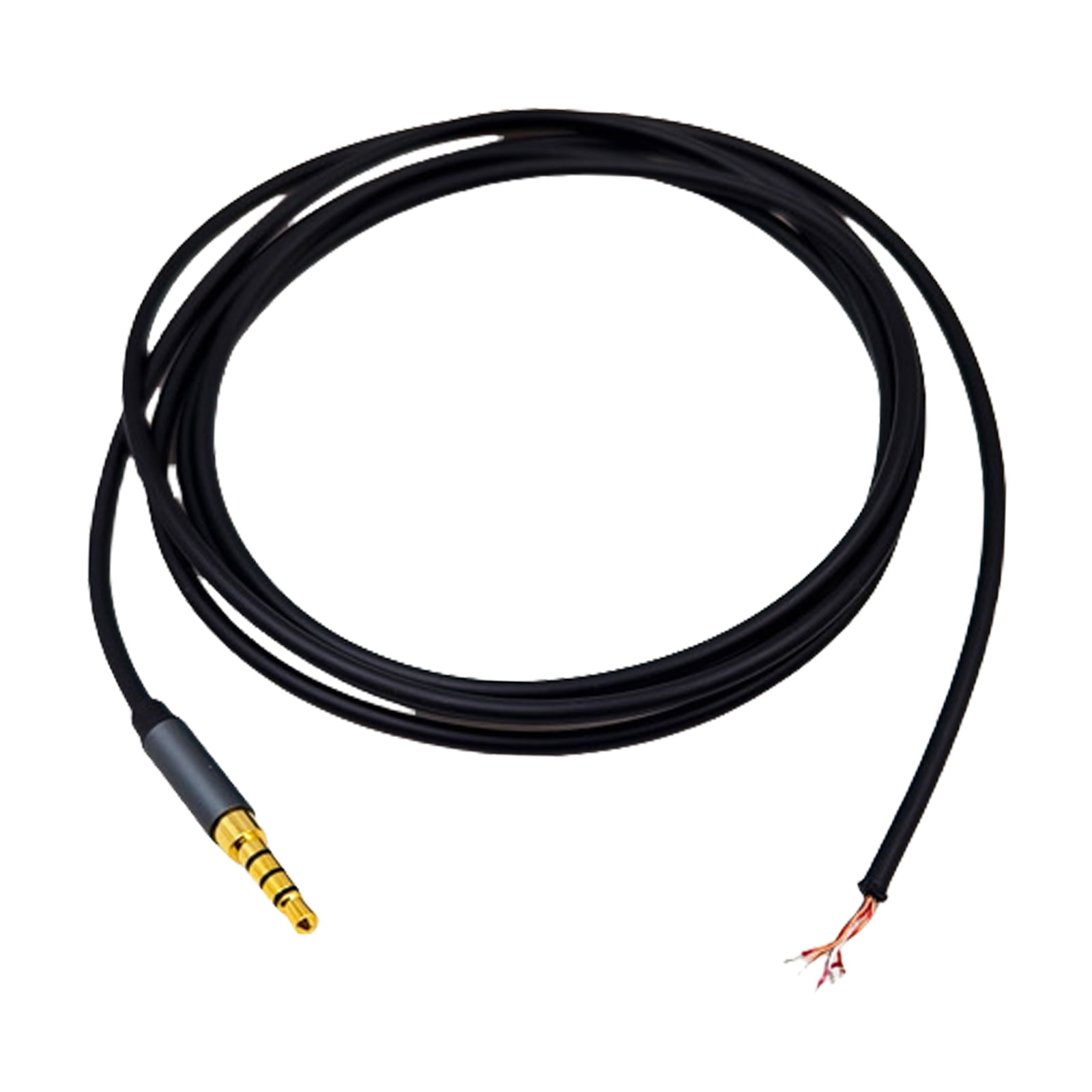 3.5mm Male Plug to Bare Wire Cable Open End TRRS 5Pin Stereo Plug 1 ...