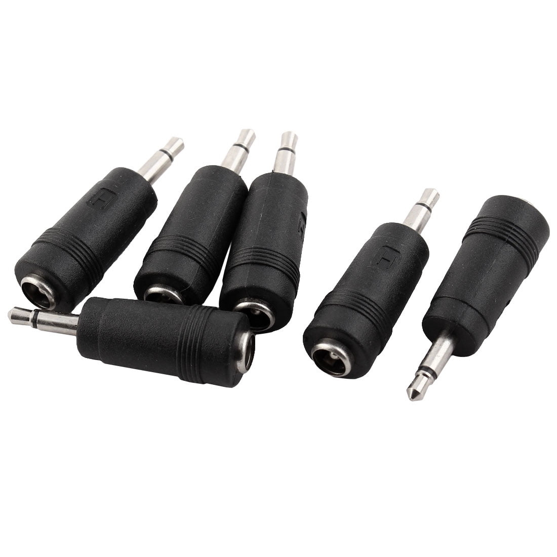 3.5mm Male to 5.5mm x 2.1mm Female DC Power Adapter Jack Connector 6 Pcs - Walmart.com