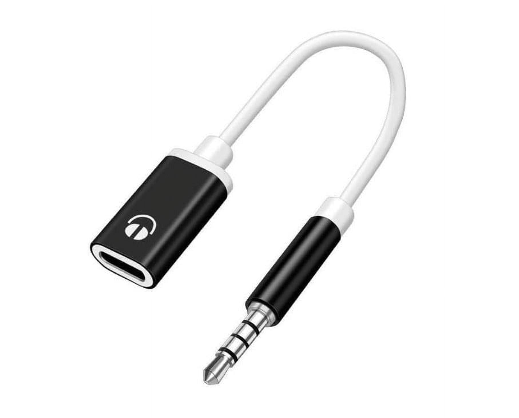 3.5mm Male to Female USB C to Aux Audio Cord Headphone Jack Adapter ...
