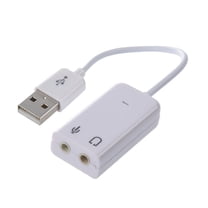 USB to 3.5mm Audio Cable USB A to 3.5mm Female External Stereo Sound ...