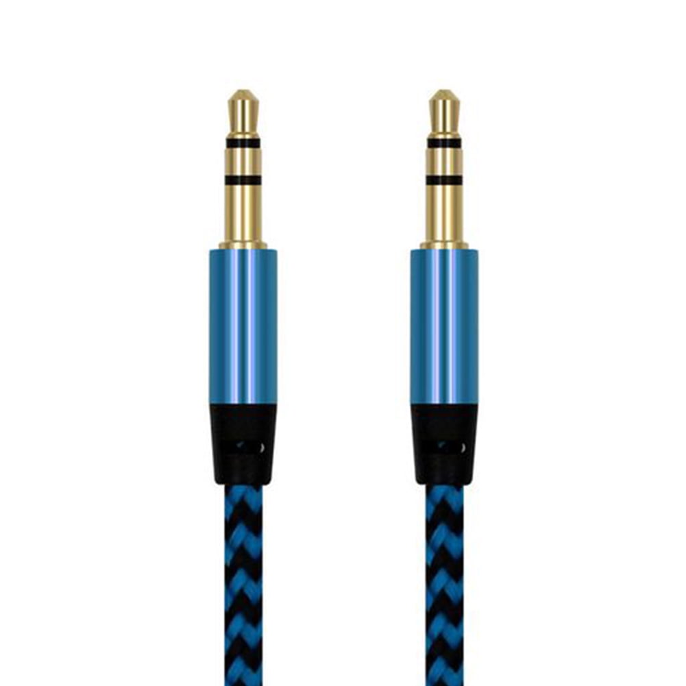 3.5mm Nylon Braided Aux Cable (3.3ft/1m,Hi-Fi Sound), Audio Auxiliary ...