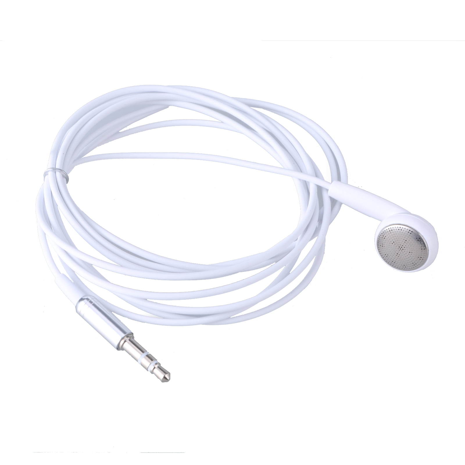 3.5mm Single Side In Ear Earphone Earbud Coiled Corded Headsets for ...