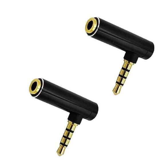 3.5mm Sound Adapter with Gold Plated Connectors and Metal Shell for ...
