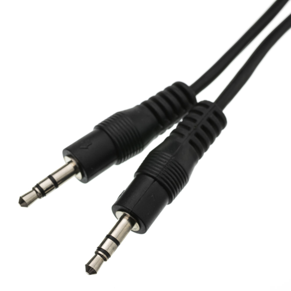 Monoprice Audio/Stereo Cable - 25 Feet - Black | 3.5mm Plug/Plug Male ...
