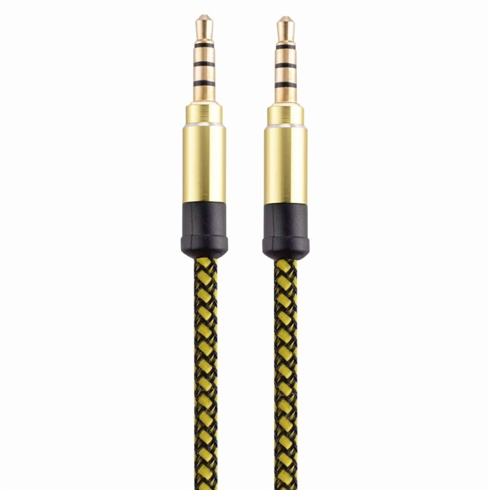 3.5mm Stereo Male to Male Stereo Output Connector Cable Headphone Jack ...
