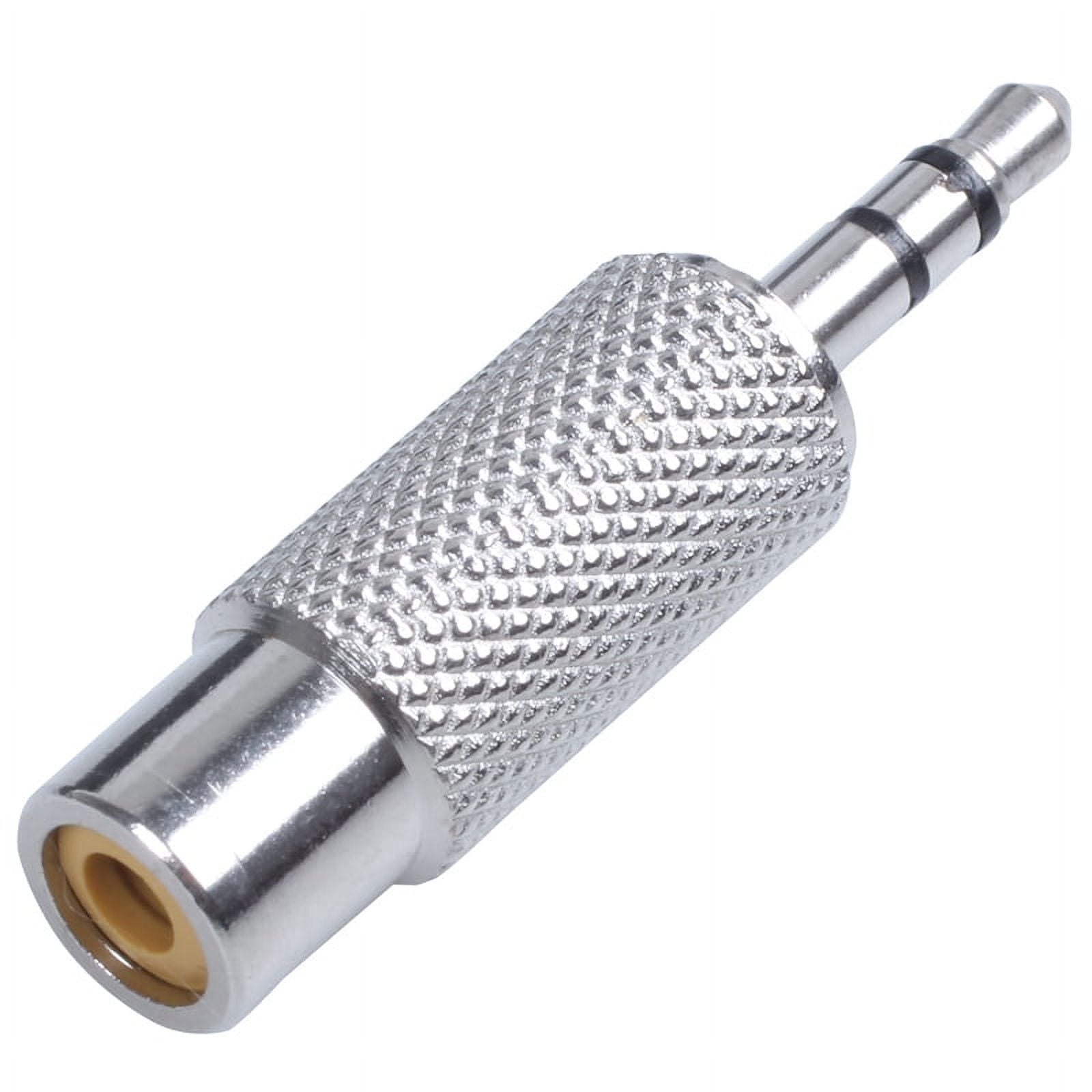 3.5mm Stereo Male to Mono Female Audio Adapter,silver - Walmart ...