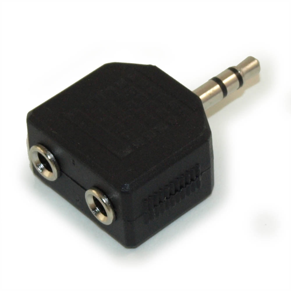 3.5mm Stereo TRS Plug to Dual 3.5mm Stereo Jack Splitter/Adapter ...