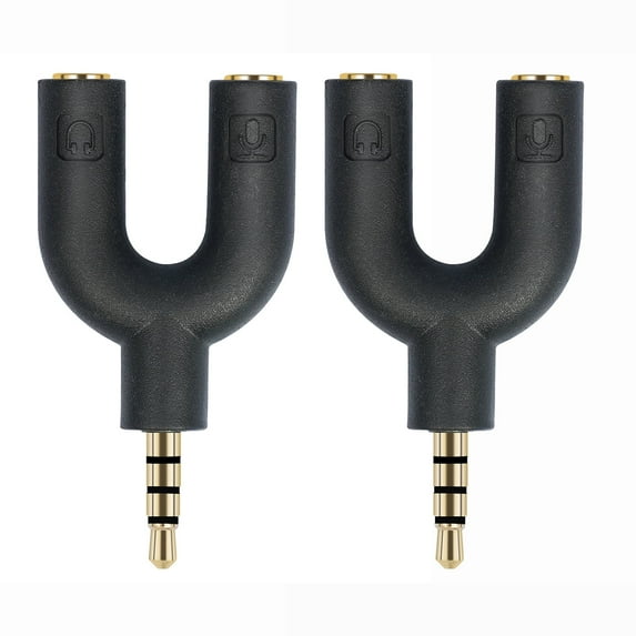 3.5mm TRRS Cable Splitter Convert Headphone-Microphone Interfaces To ...