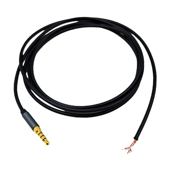 3.5mm TRRS Male Plug to Open End Cable 1/8inch Stereo 4-Section to Bare ...