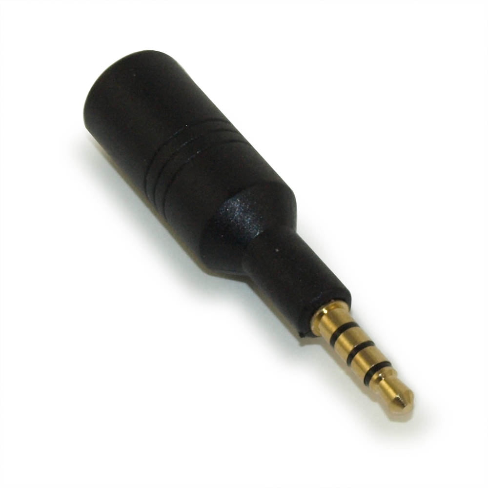 3.5mm TRRS Male to Female Port PVC Extender Shielded,4 Conductor, Gold ...