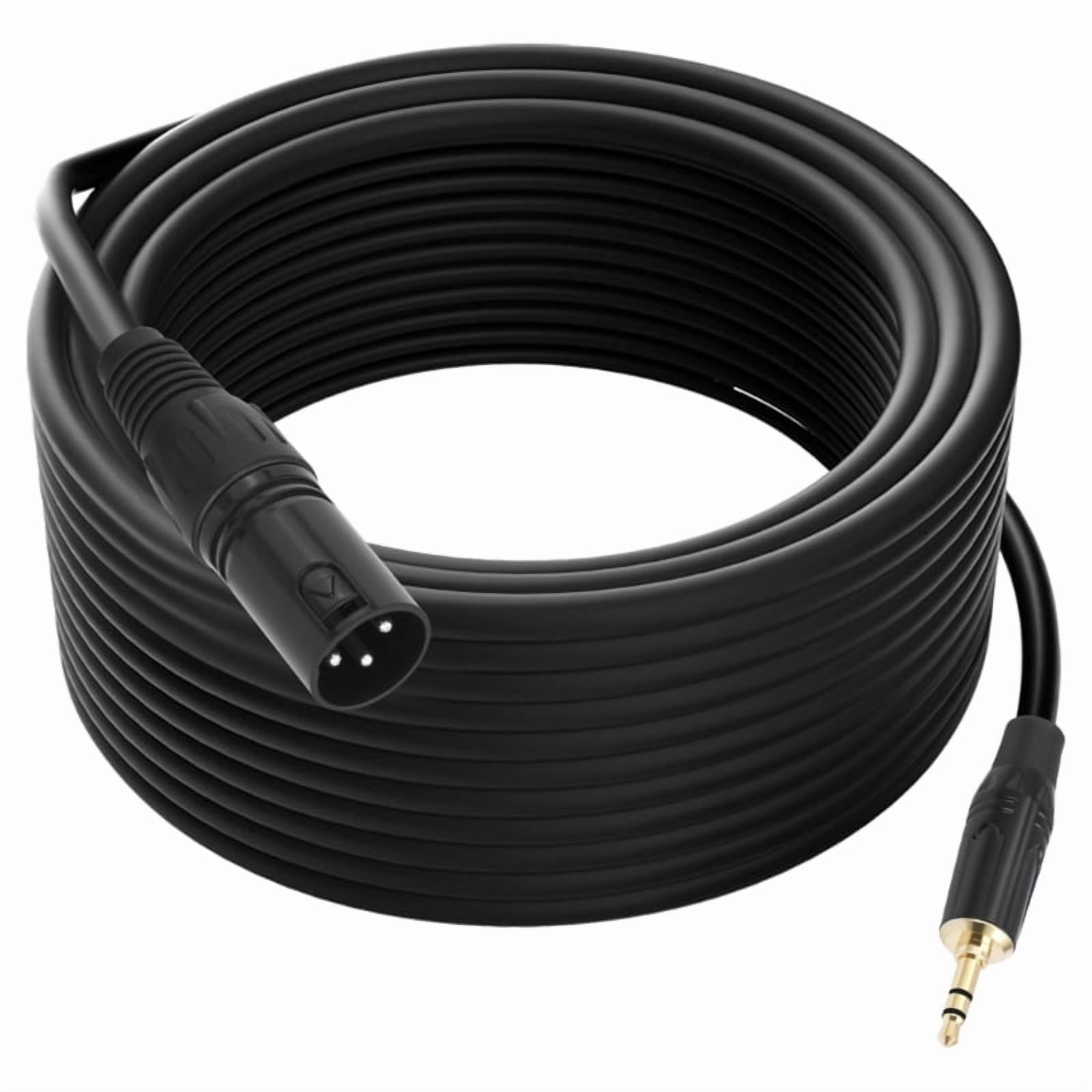 3.5mm TRS to XLR Male Auditory Cable Double shielding for Connecting ...