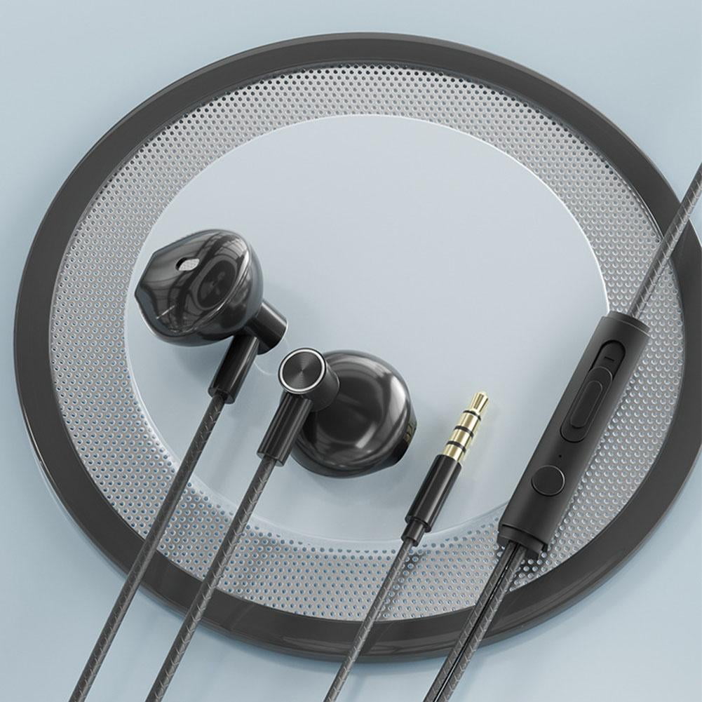 3.5mm/Type-C in-Ear Headphone Bass Stereo Volume Control Mic USB C ...