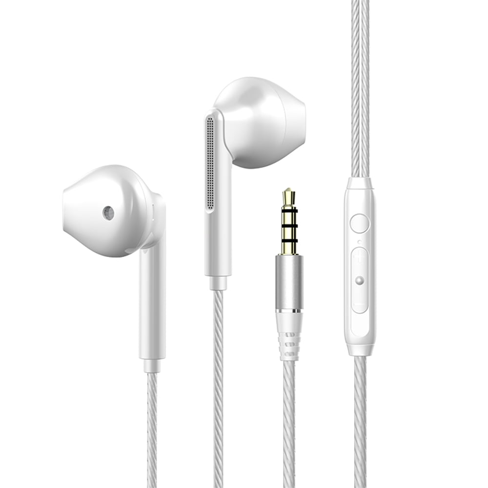 3.5mm Wired Earbuds,Earphones in-Ear Headphones HiFi Stereo, Crystal ...