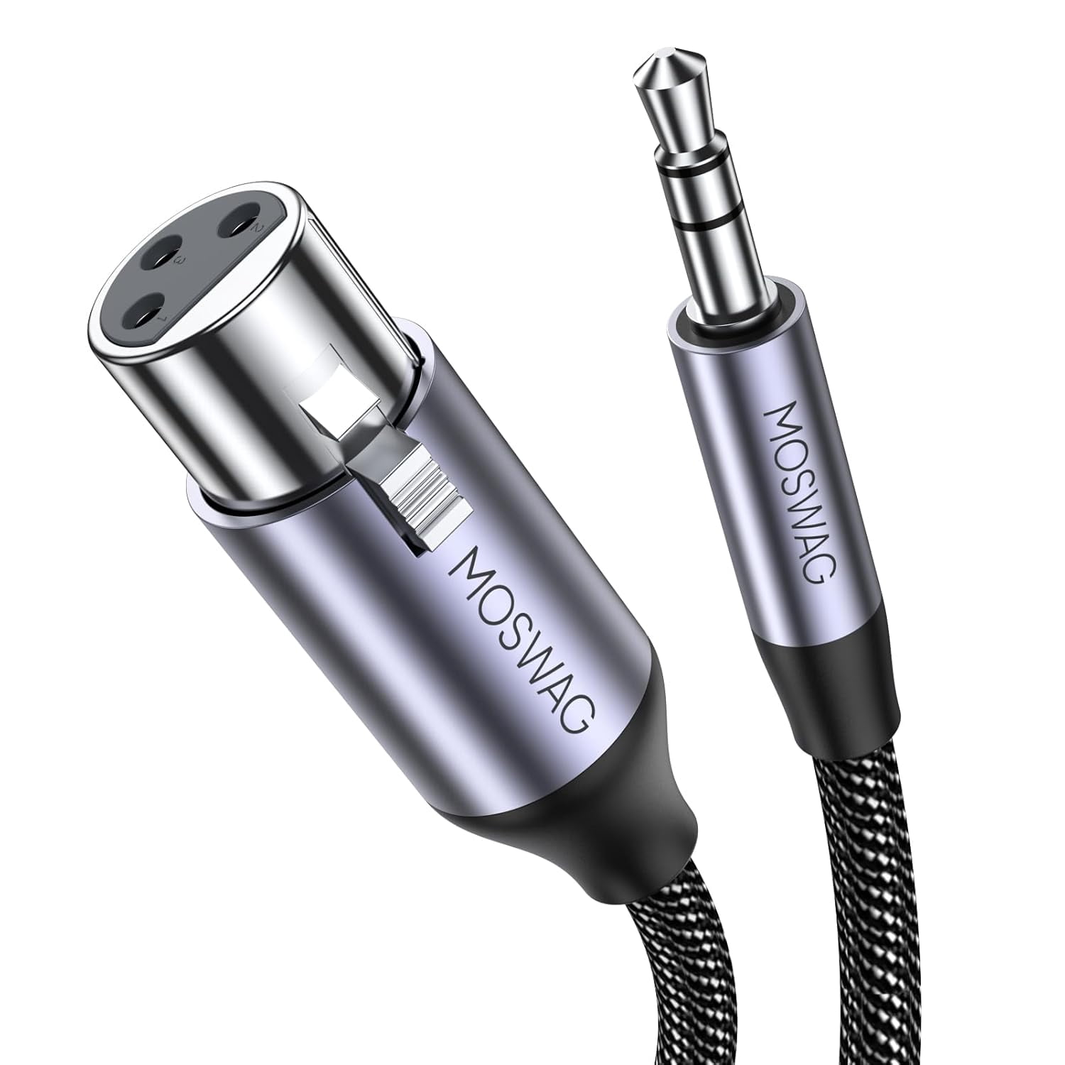 3.5mm to XLR Female Cable, XLR to 3.5mm Cable Adapter, Gold-Plated ...
