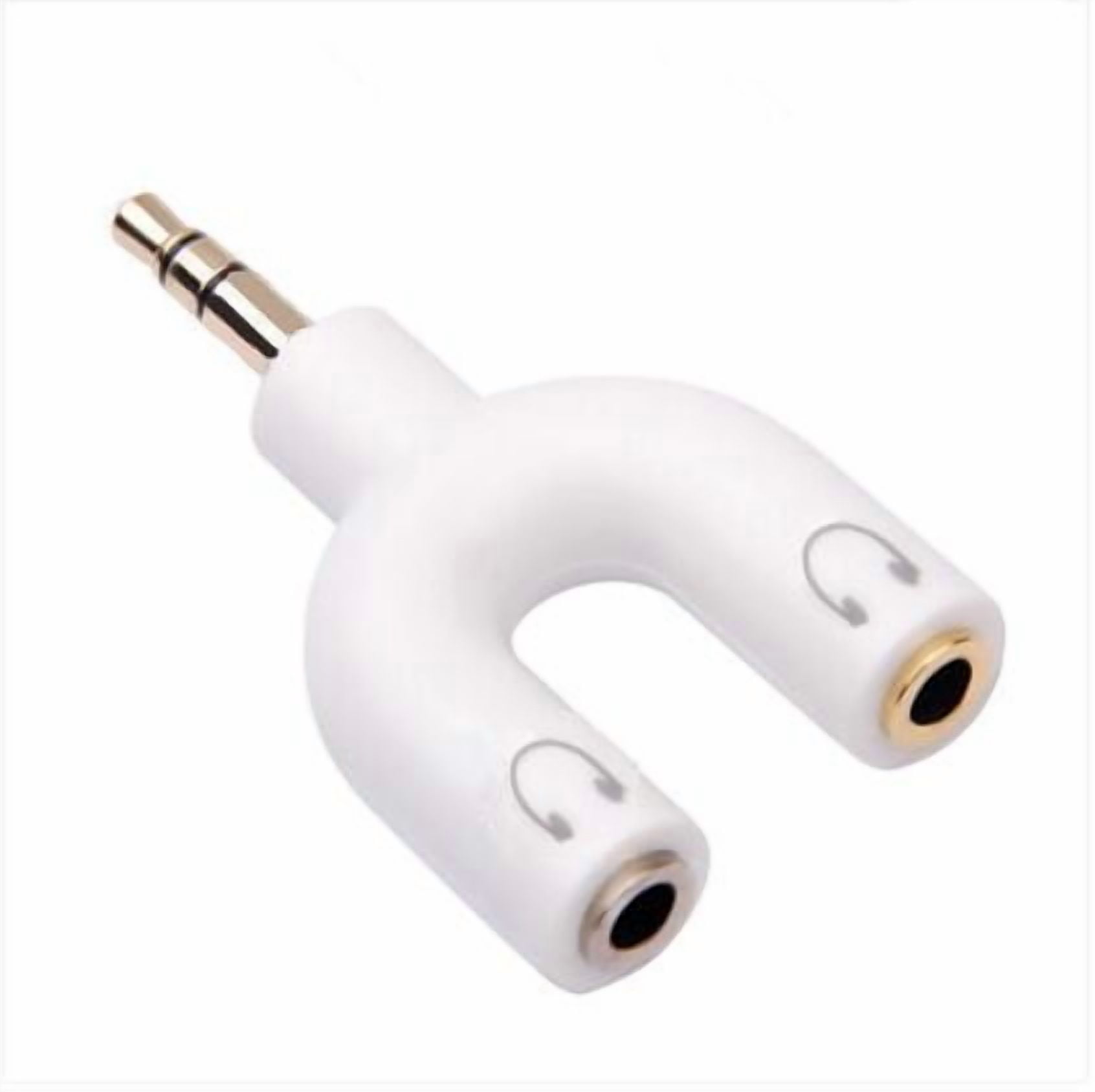 3.5mm audio adapter mobile phone headset splitter - Walmart.com