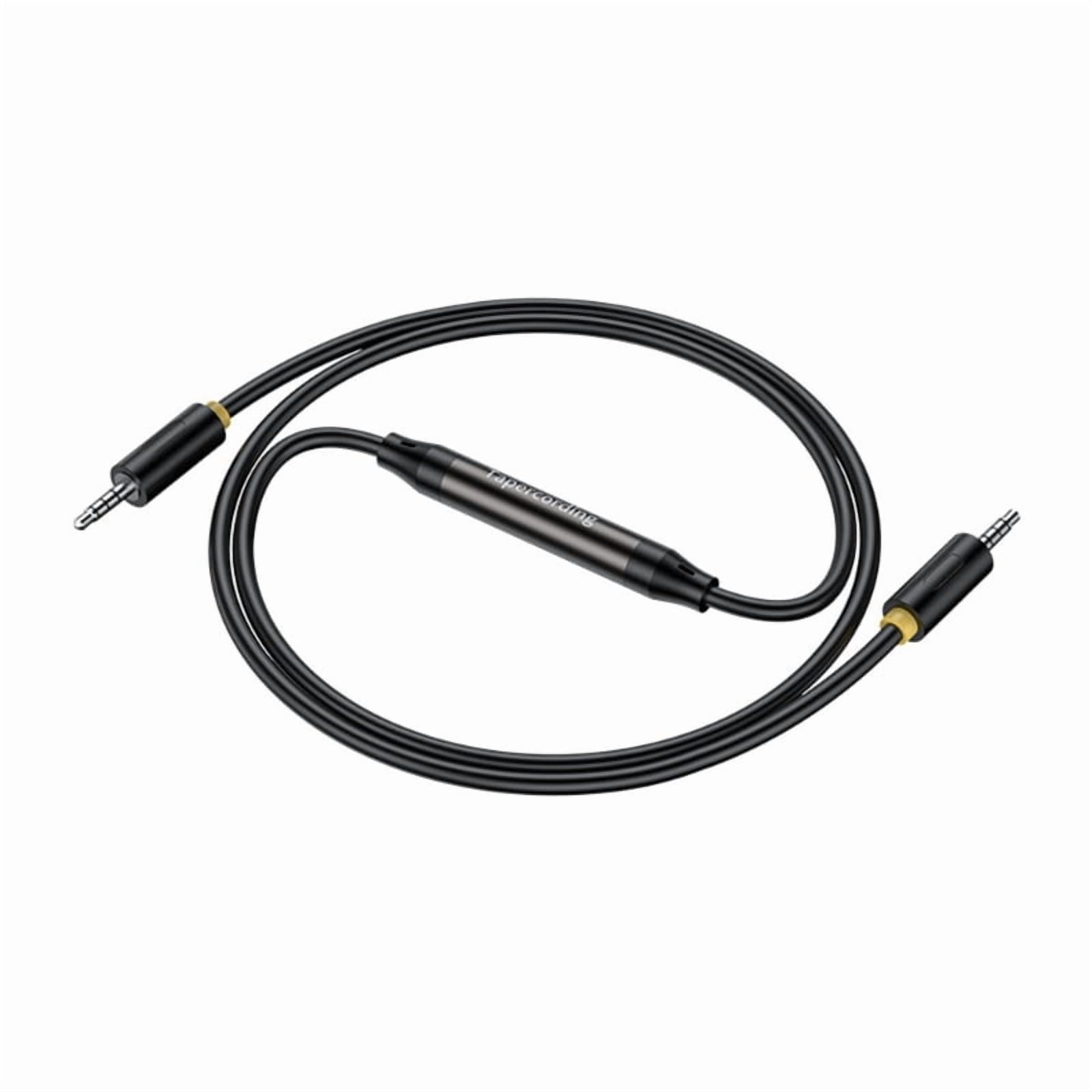 3.5mm to 3.5mm Auditory Cable Bidirectional Recording For Headphones ...