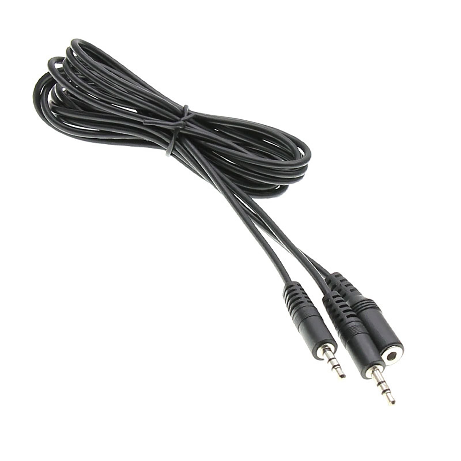 3.5mm to 3.5mm Extension Cable 1/8Inch Female to 2 Male Plug Stereo ...
