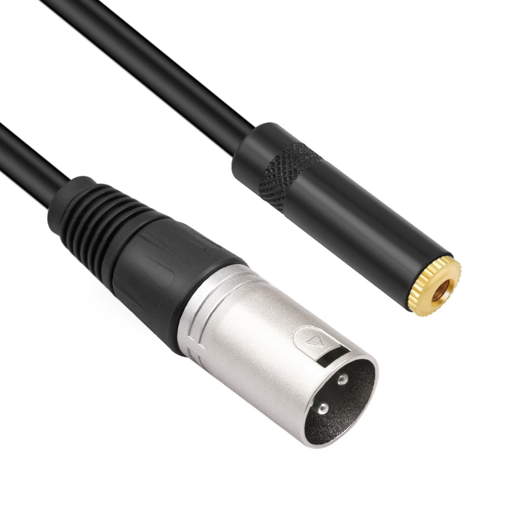 3.5mm to 3Pin Cable Line Stereo Female to Male Port Balance Adapter ...