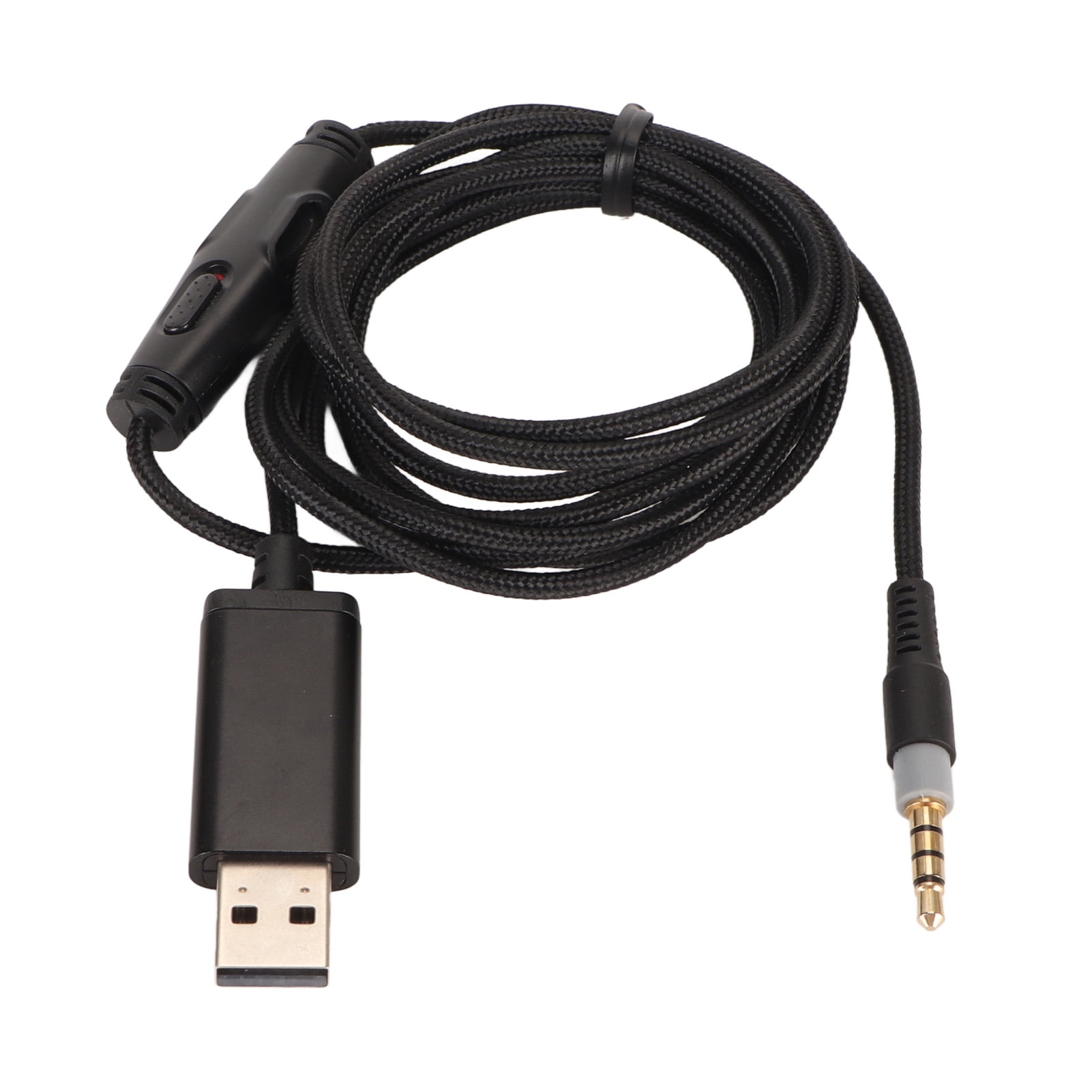 3.5mm to USB Replacement Headphone Cable with Button Control ...
