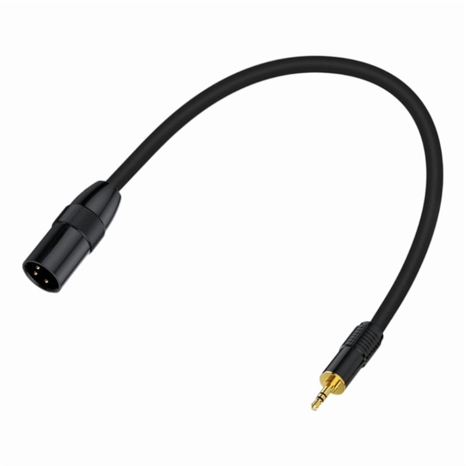 3.5mm to XLR Cable,3.5mm Male to XLR Male Microphone Cable, XLR to 3 ...