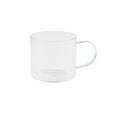 3.5oz Clear Coffee Mugs With Handle Transparent Disposable Multipurpose ...