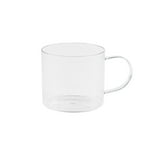 3.5oz Clear Coffee Mugs With Handle Transparent Disposable Multipurpose ...