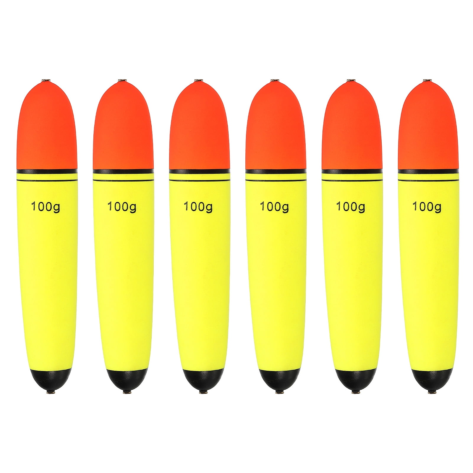 3.5oz Fishing Slip Bobbers EVA Fishing Float, Yellow, 6 Pack - Walmart.com