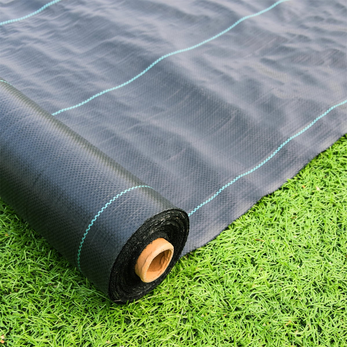 3.5oz Weed Barrier Landscape Fabric, 3ft x 300ft Garden Dual-Layer ...