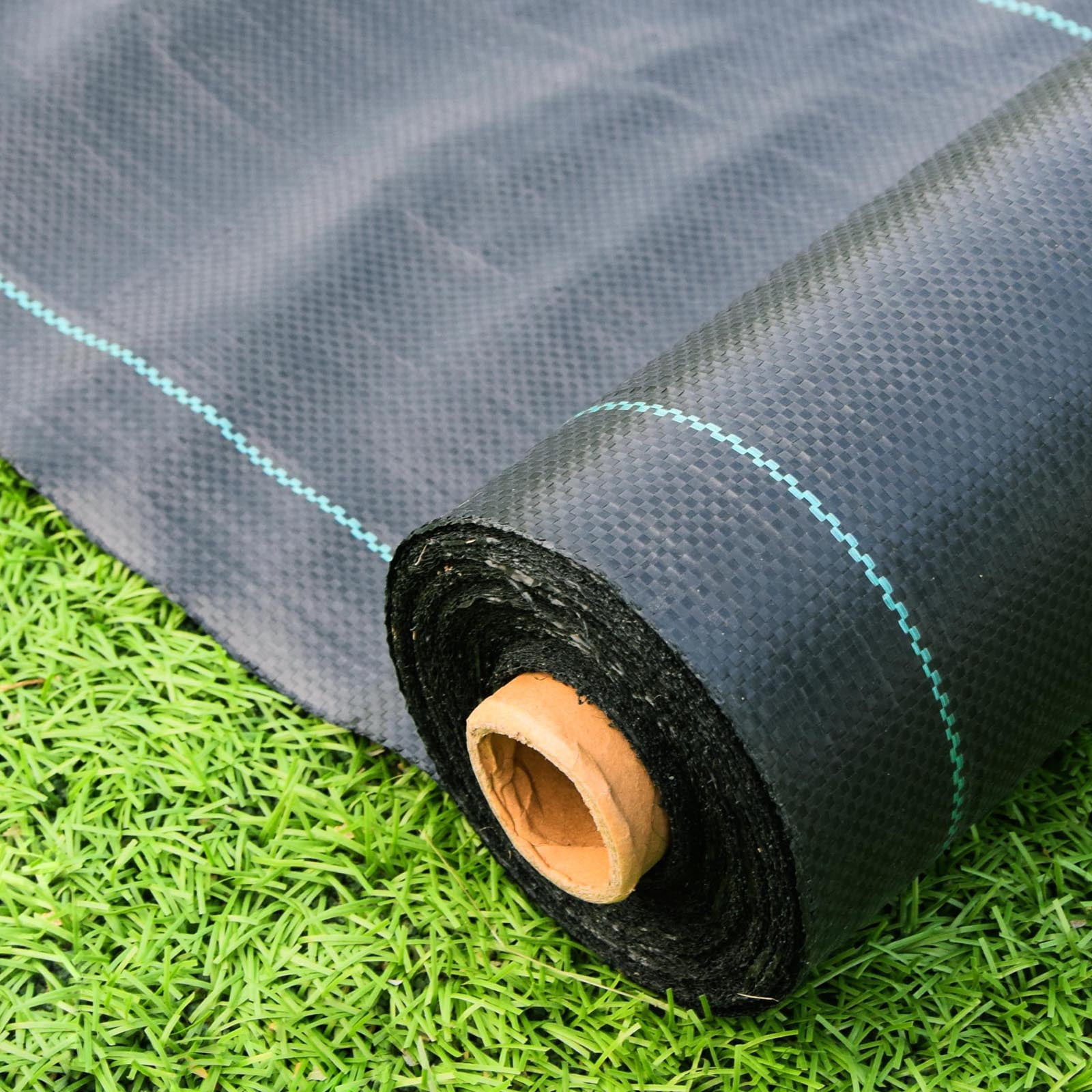 3.5oz Weed Barrier Landscape Fabric 4ft x 250ft, Dual-Layer Heavy-Duty ...