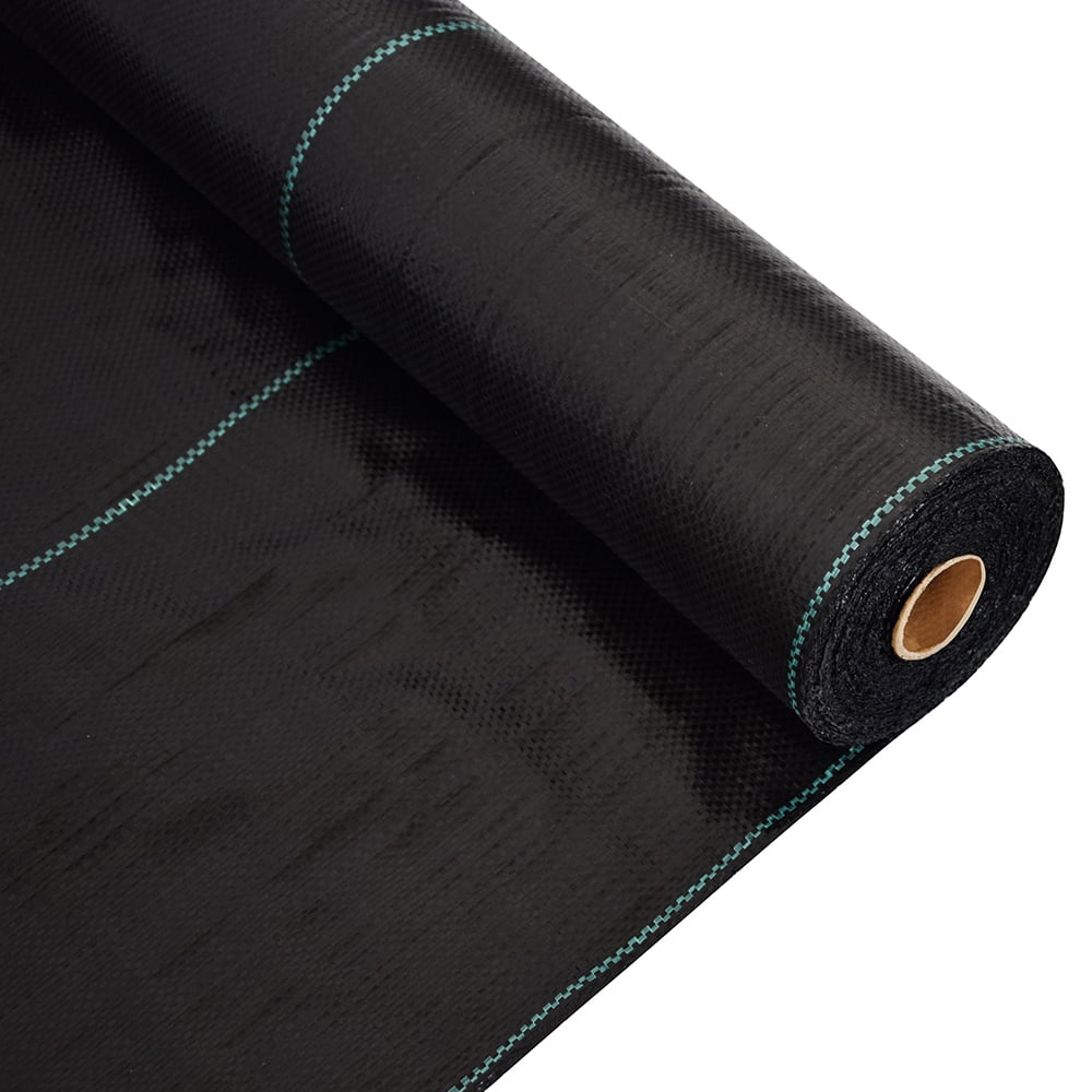 3.5oz Weed Barrier Landscape Fabric 4ft x 300ft, Dual-Layer Heavy-Duty ...