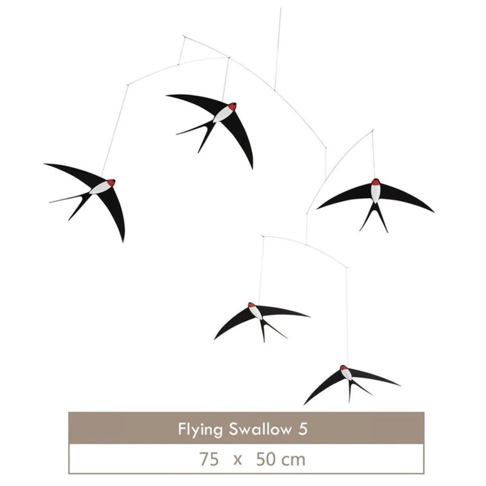 3/5pcs Balanced Swallow Silent Wind Chime Home Atmosphere Decoration ...