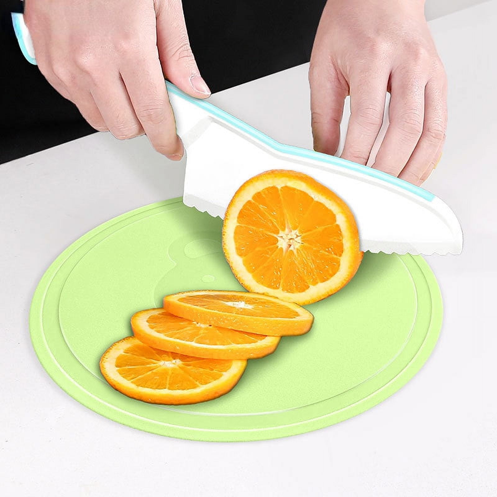 3/5pcs, Plastic Knife Set, Children Safe Utility Knife, Wavy Cutter And ...