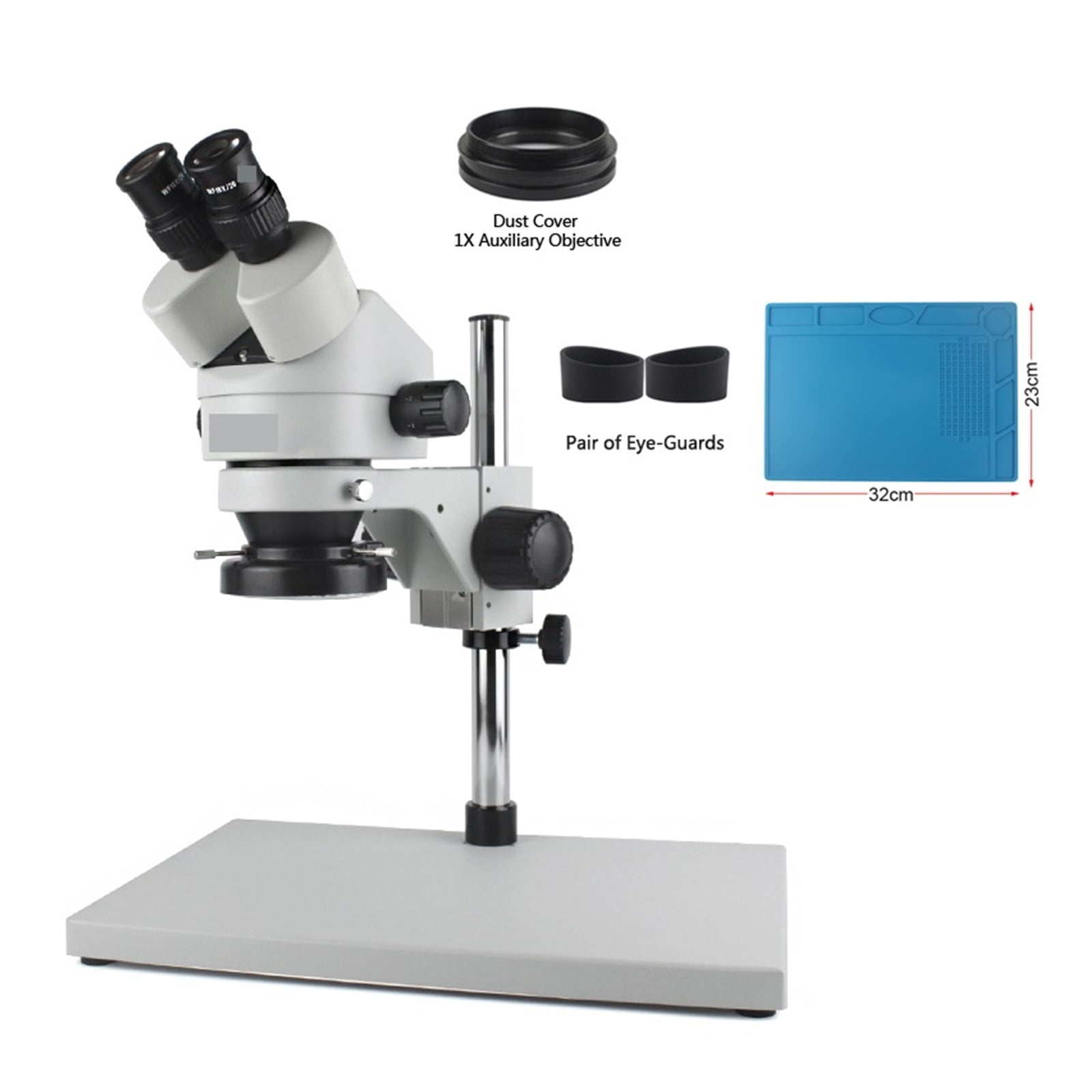3.5x-90x Industrial Binocular Stereo Microscope Magnification + 56 ...