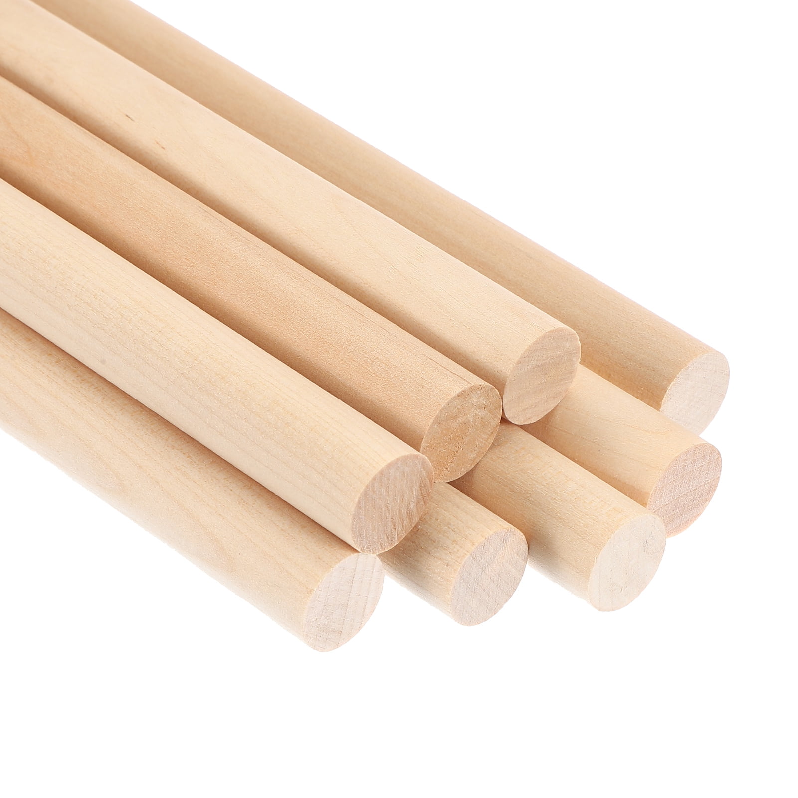 3/5x5.91inch Wooden Dowel, 240 Pcs Dowel Rod Wood Dowels Wood Sticks ...