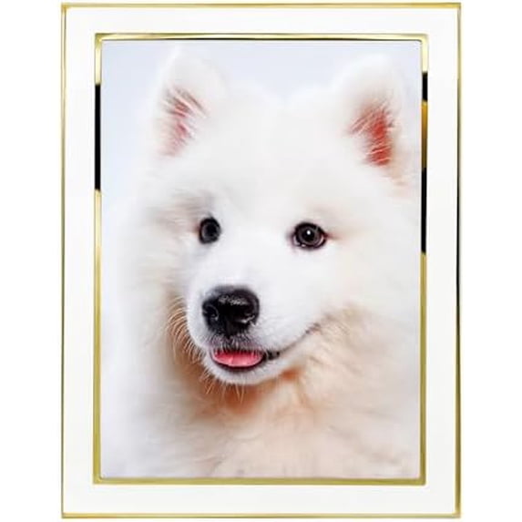 3.5x5 Picture Frames White Metal Photo Frames For Tabletop Display and ...