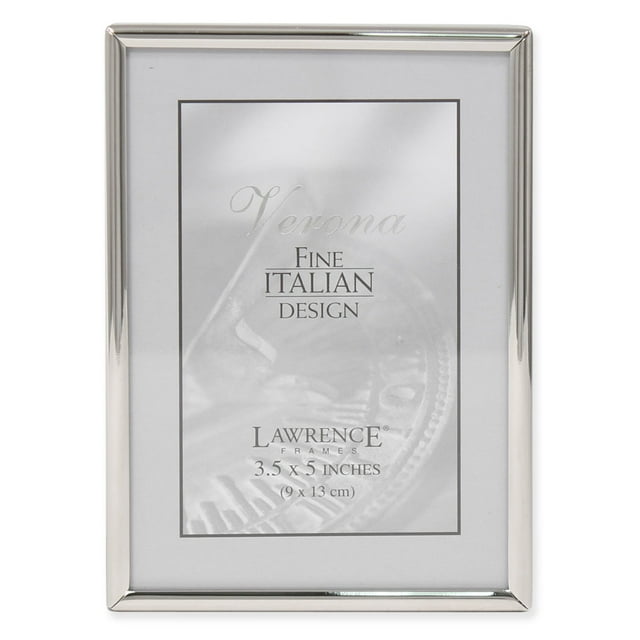 3.5x5 Simply Silver Metal Picture Frame - Walmart.com