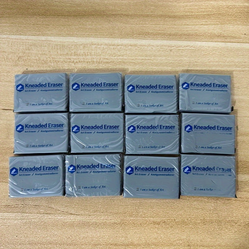 3/6/12pcs, Gray, Kneaded Erasers for Artists, Gum Eraser, Art Eraser ...