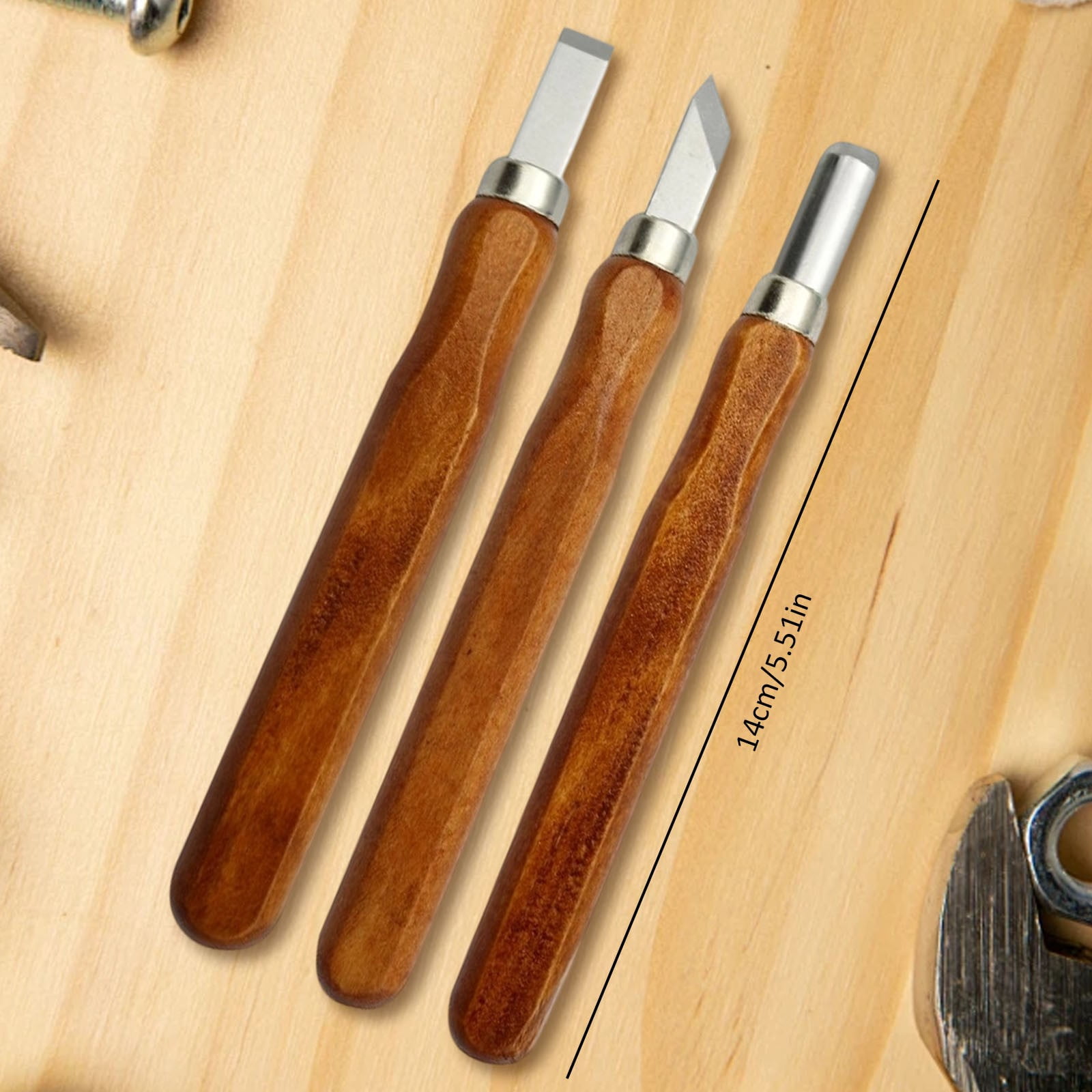 3/6/8/10/12 PCS Wood Carving Tools Kit, High Carbon Steel Whittling ...