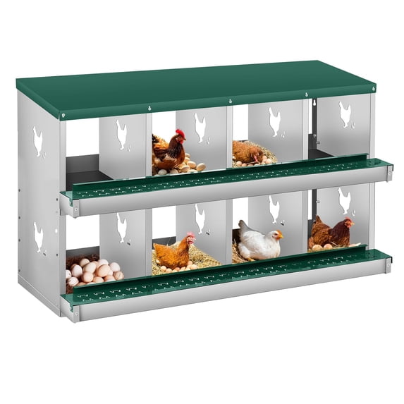 3/6/8/10 Compartment Chicken Nesting Box with/without Legs, Wall Mount ...