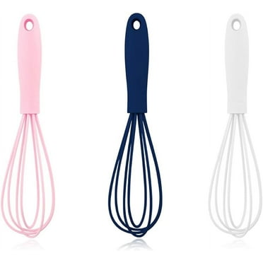 Walmart 5-Piece Colorful Silicone Mini Whisks with Stainless Steel ...