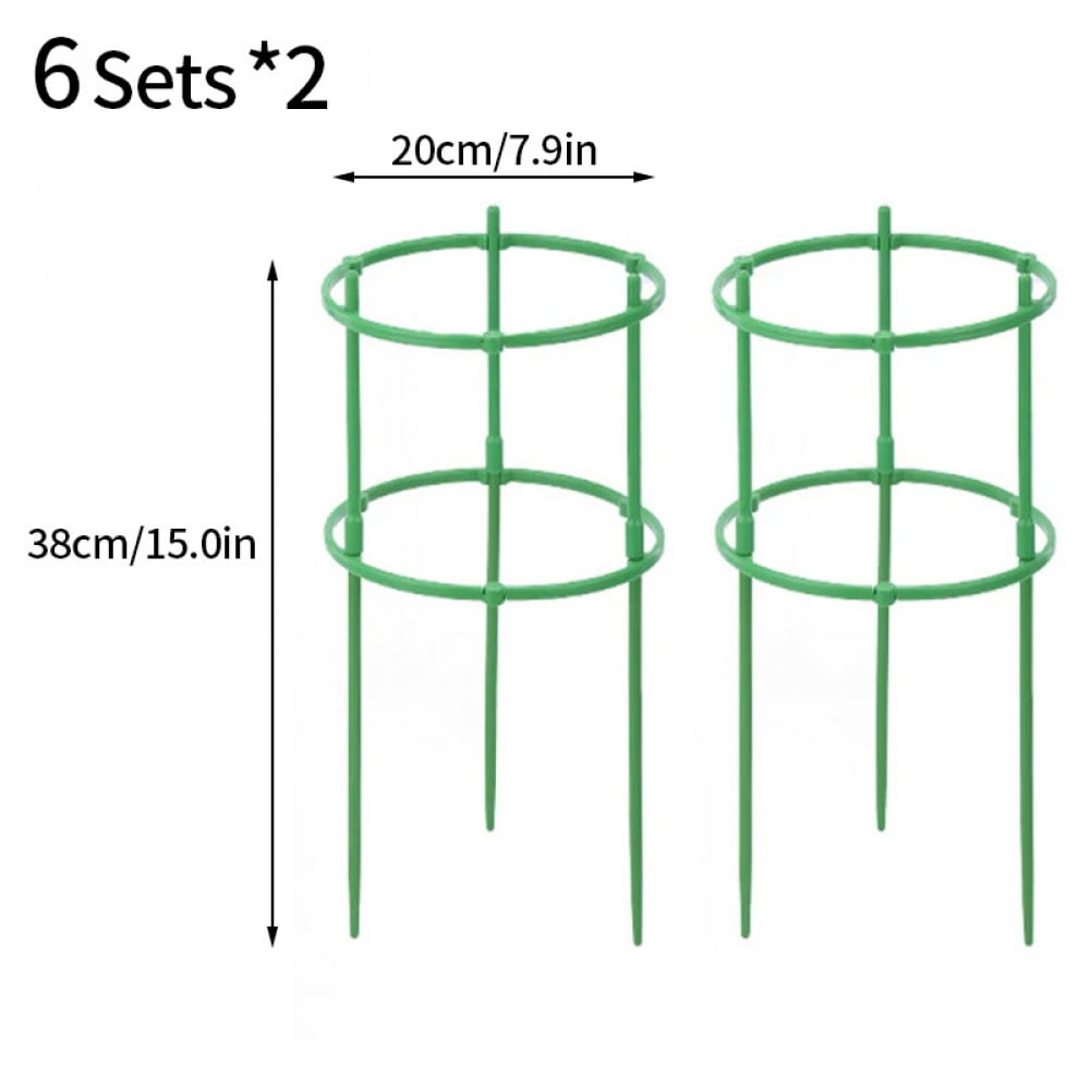 3/6/9/12Sets Plant Support Pile Stand Flowers Plant Arrangement Fixing ...
