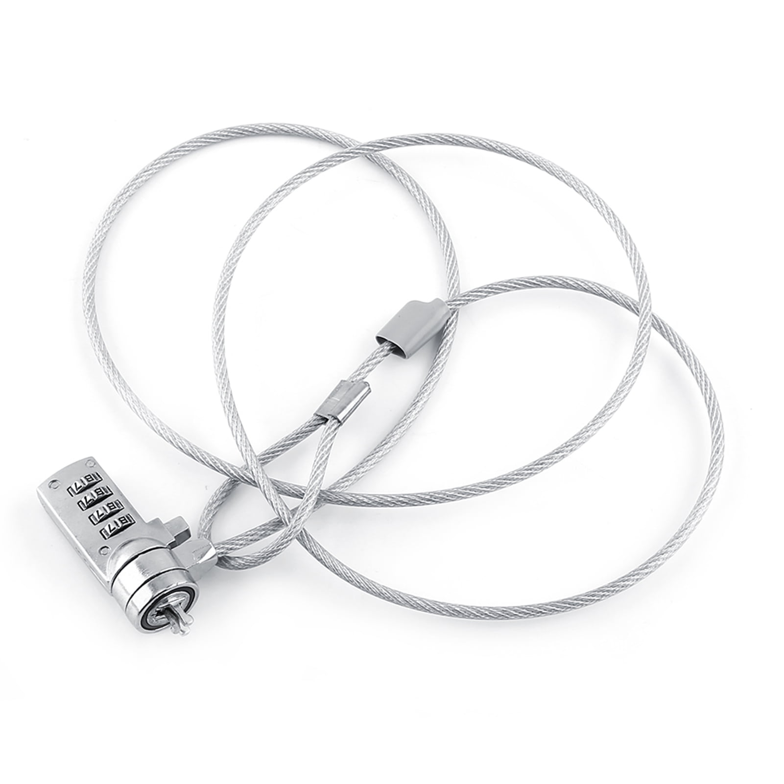 3.6-Foot Laptop Lock Notebook Combination Lock Security Cable 4 Digit ...